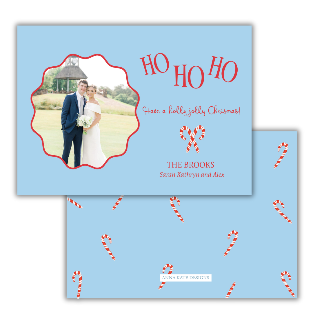 Candy Cane Lane Photo Card – Anna Kate Designs